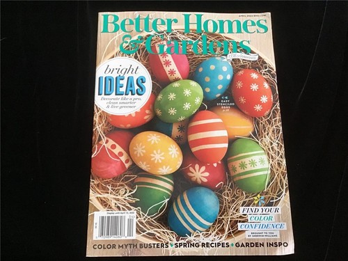 Better Homes and Gardens Magazine April 2022 Bright Easter Ideas | eBay
