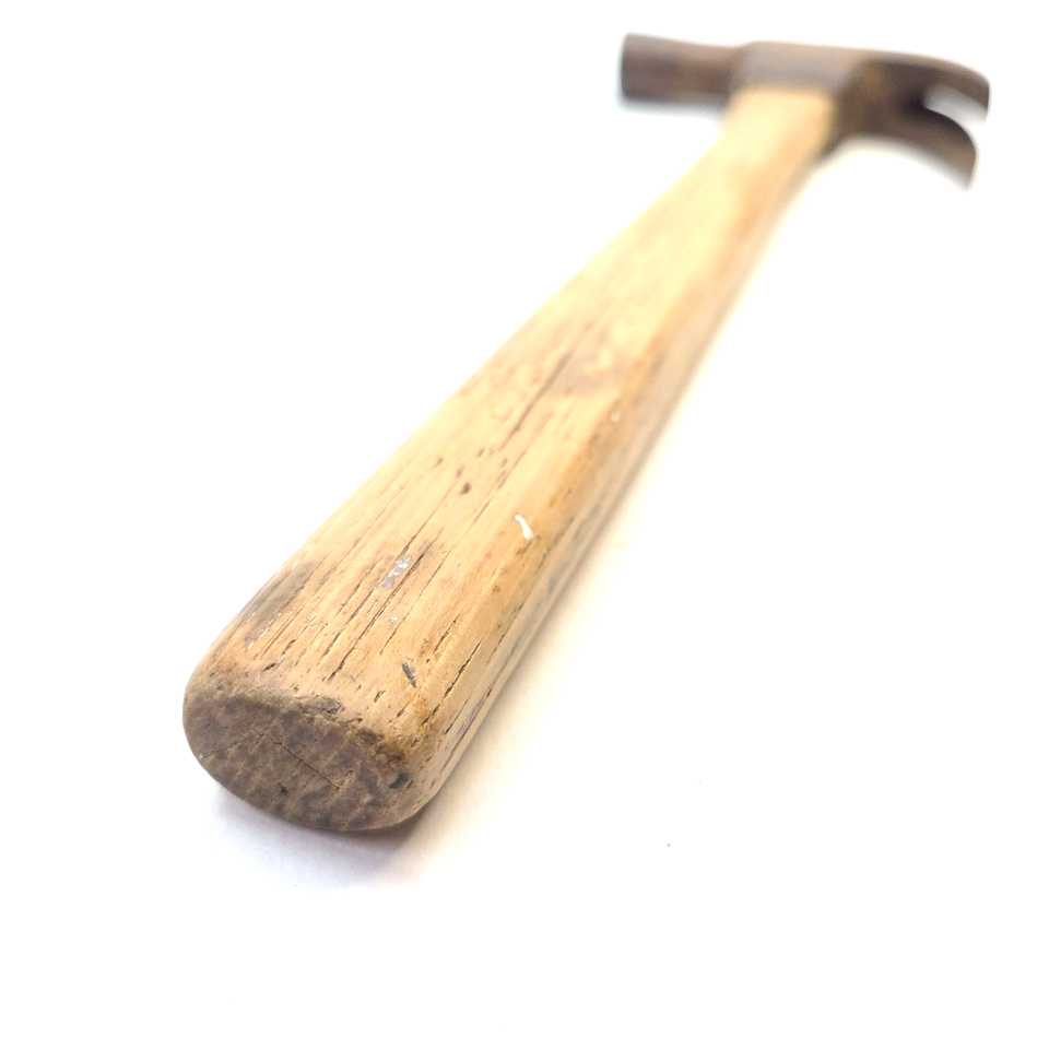 Vintage Bell Head Faced Drop Claw Hammer Tool Co. 11” Long 11.6 Oz ...