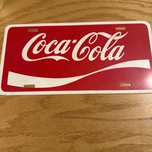 Coca-Cola License Plate Plastic | eBay
