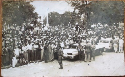 Santa Clara, Cuba 1960 Photograph: Street Gathering, Cuban Revolution ...