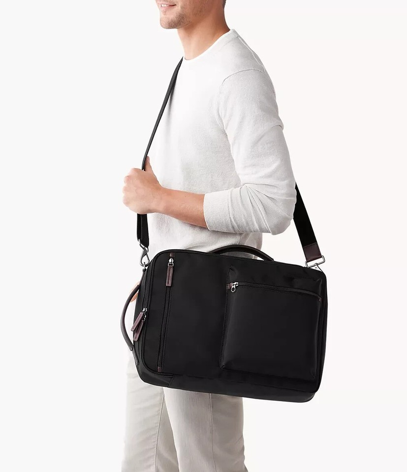 Fossil Buckner Convertible Backpack Black MBG9519001 | eBay