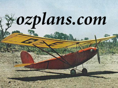 Supermarine Sparrow II 33" WS PRINTED RC MODEL AIRPLANE PLANS TEMPLATES ...