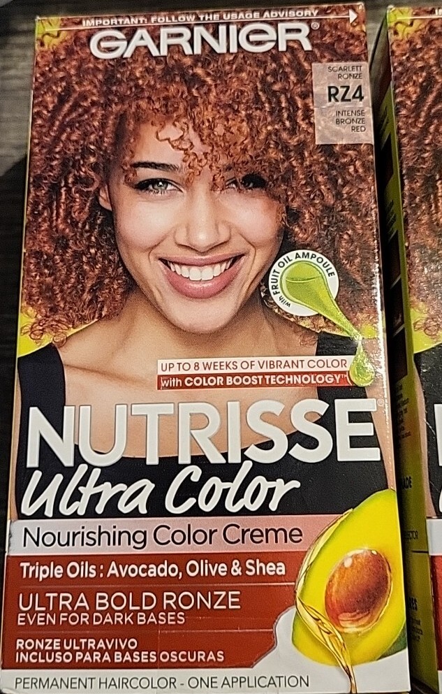 Garnier Nutrisse Ultra Rz4 Intense Bronze Red Hair Color for sale ...