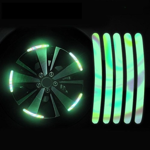 20Pcs Reflective Multiclolor Car Wheel Rim Vinyl Decal Stickers Car ...