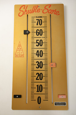 Vintage Shuffleboard Shuffle Score Board (M3R) Aluminum (JSF6) Arco ...