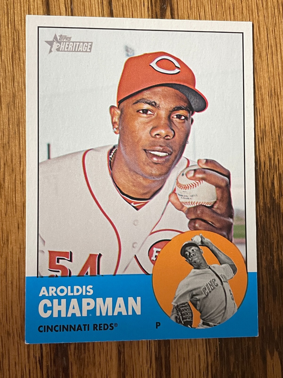 2012 Topps Heritage #225 Aroldis Chapman - Cincinnati Reds | eBay