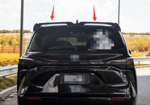 2021-2023 24 25 Sienna Glossy Black ABS Rear Trunk Spoiler Wing Flap ...