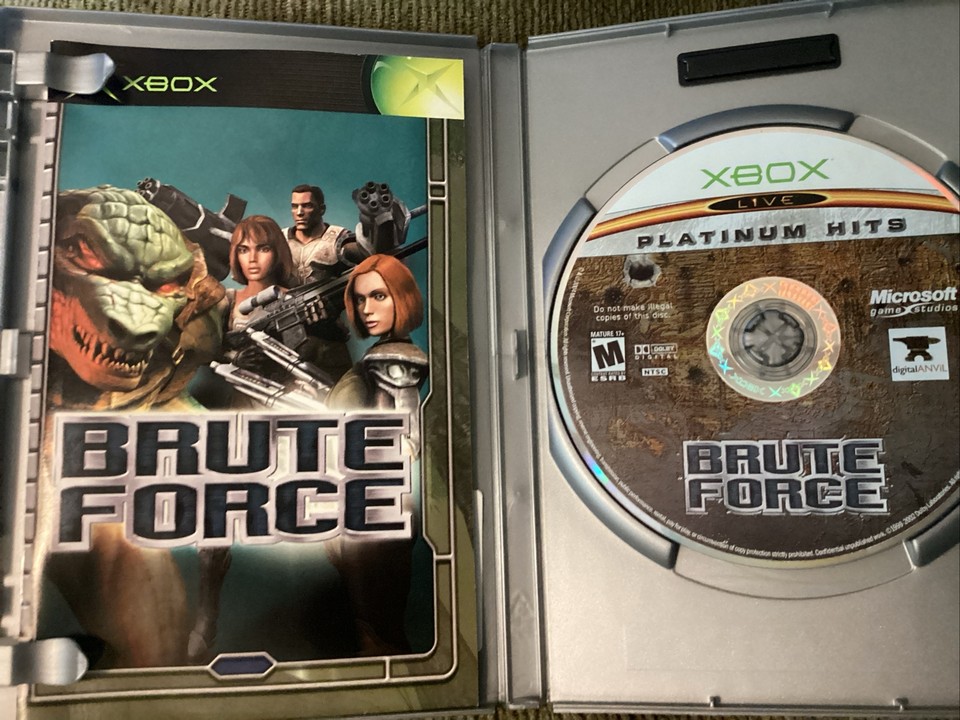 ADULT OWNED Brute Force (Microsoft Xbox, 2003) Complete w/ Manual 805529136809 | eBay