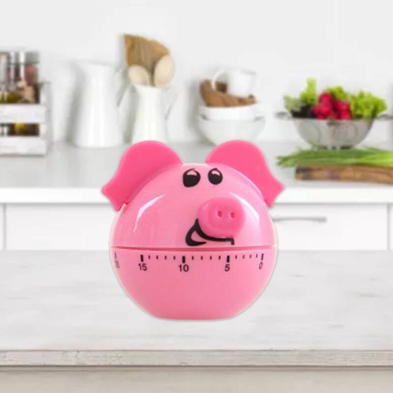 Fun Pig Shaped Mechanical Timer Kitchen Cooking Back Timer Practical | eBay