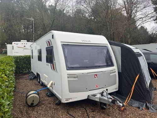 6 Berth Caravan 2015, Lunar Venus 620/6 Fixed Bed Motor Mover Fitted ...