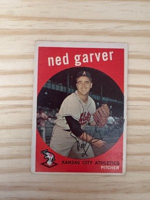 1959 Topps #245 Ned Garver - Kansas City Athletics (invD2) | eBay