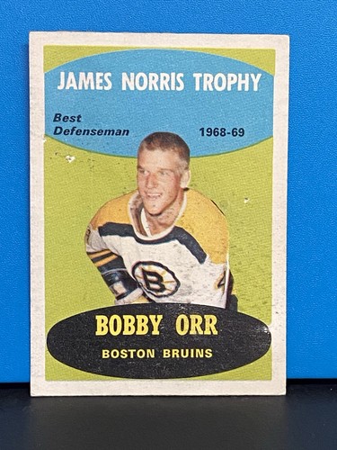 VINTAGE HOCKEY CARD OPC 1969 BOBBY ORR #209 James Norris Trophy | eBay