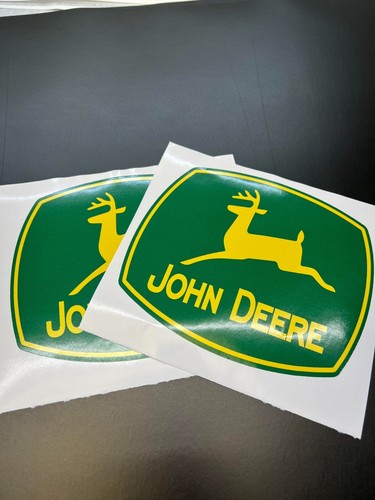 Set of Four John Deere Classic 2-Leg Deer Vinyl Stickers Decals 5.5x4.5 ...