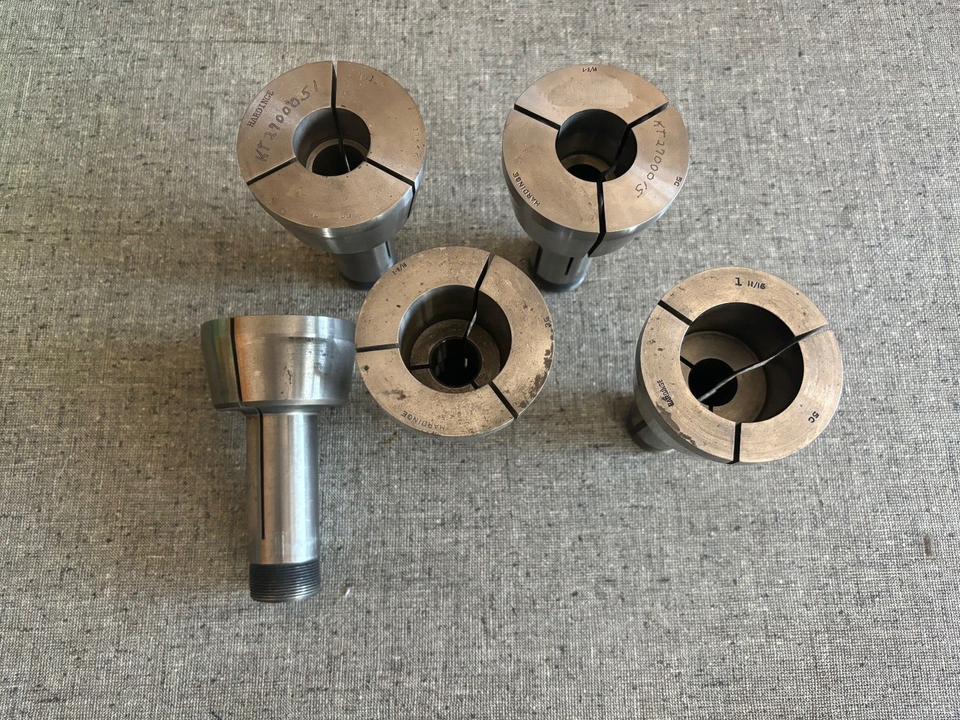 HARDINGE 5C HARDENED & GROUND EXTENDED DEPTH, COLLETS, MANY SIZES ...
