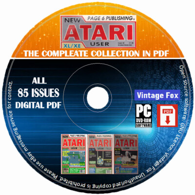 New Atari User Magazine The Complete Collection In PDF All 85 Issues On ...