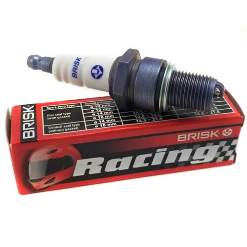 Brisk Racing LR10SL Silver Spark Plug: Motorcycle/Snowmob. Equal ...