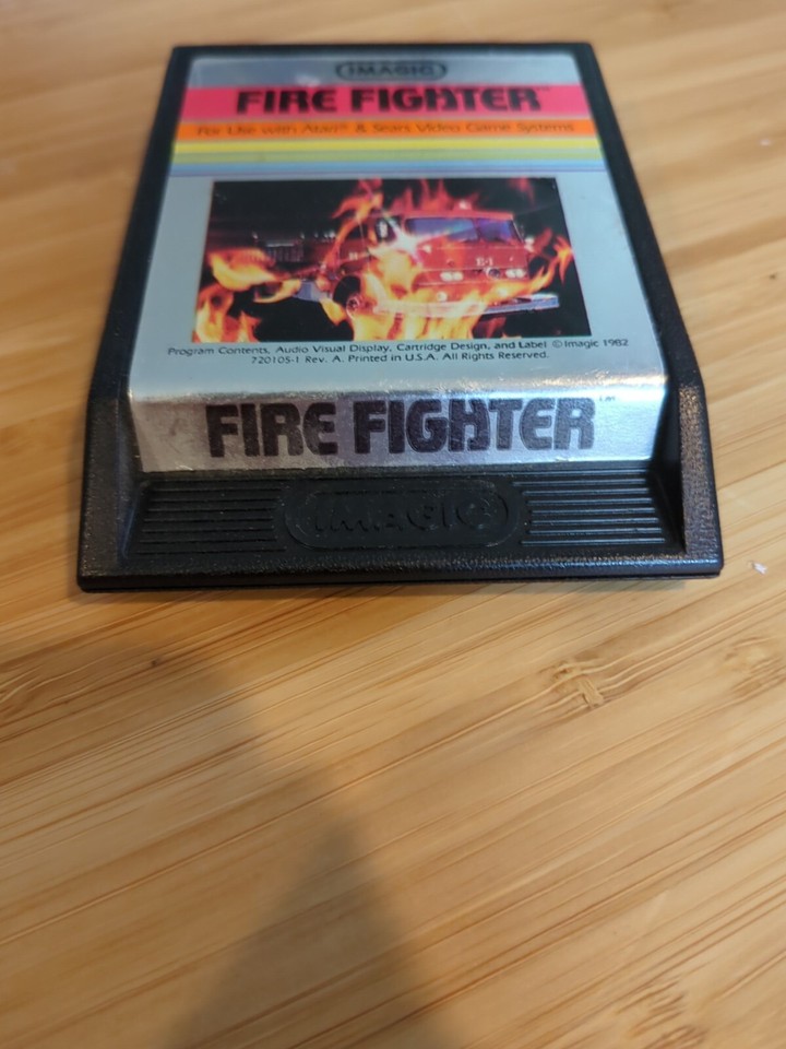 Fire Fighter (Atari 2600, 1982) By IMAGIC | 2600+ 7800+ Retron 77 | eBay