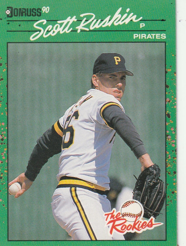 FREE SHIPPING-MINT-1990 Donruss The Rookies Scott Ruskin #27 Rookie ...