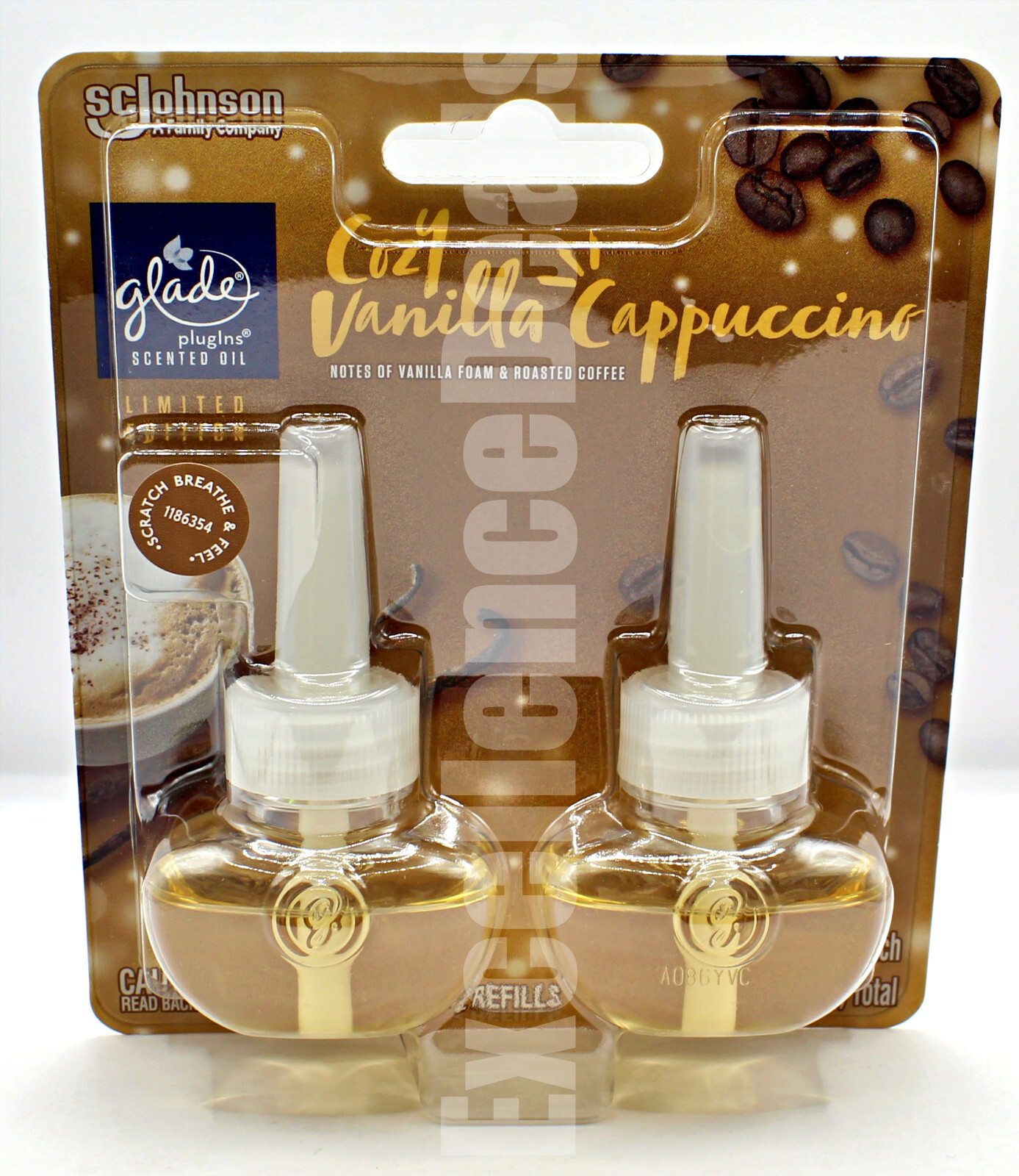 Glade Plugins Scented Oil Limited Edition 2 Pack - COZY VANILLA ...