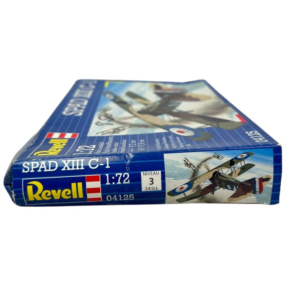 Revell SPAD XIII C-1 Aircraft Model Kit 1/72 Scale 04125 Open Box ...