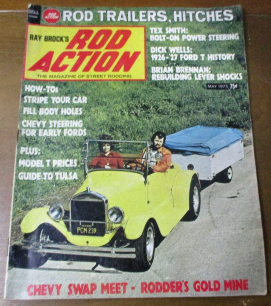 VTG! Ray Brock's Rod Action Magazine Book May 1973~Yellow Ford Roadster ...