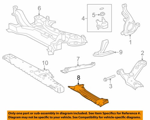 52255-76010 Toyota Brace, front suspension member, front rh 5225576010 ...