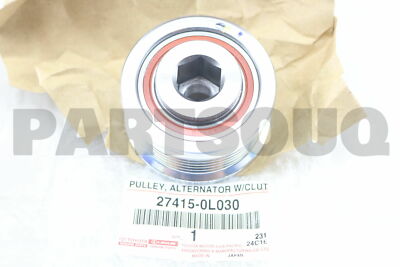 274150L030 Genuine Toyota PULLEY, ALTERNATOR W/CLUTCH 27415-0L030 | eBay