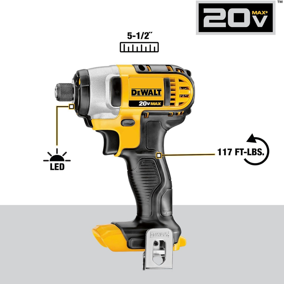 DeWALT Driver Combo Kit DCK240C2 20V Max Cordless Compact Drill ...