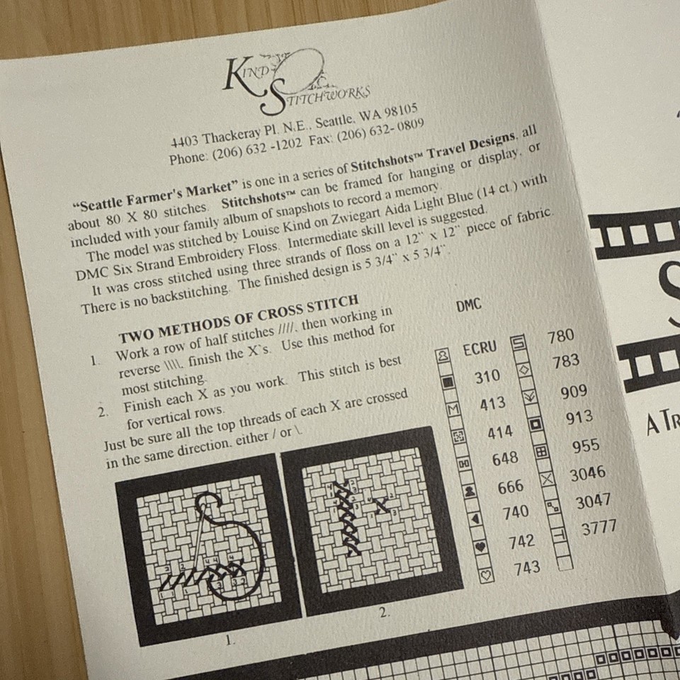 Kind Stitchworks Seattle Farmers Market Washington WA Stitch Shots ...