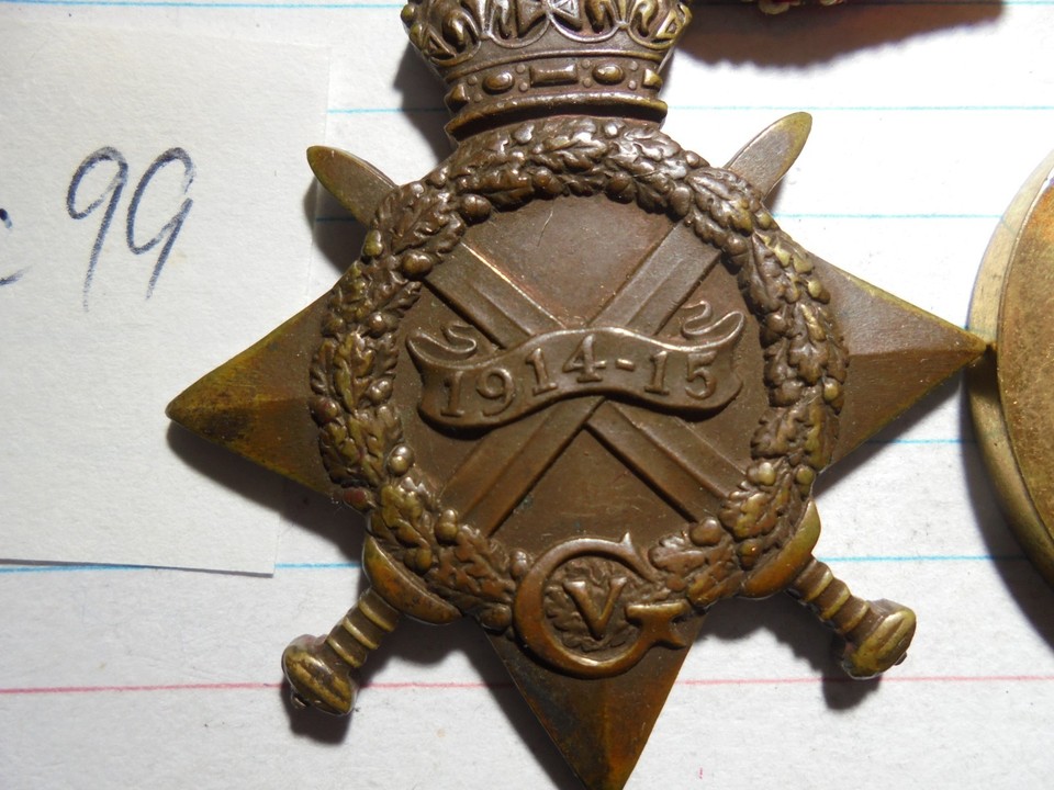 WW1 15 Star/Victory medals -Cpl - Royal Engineers (later Lt RFC) (BOX ...