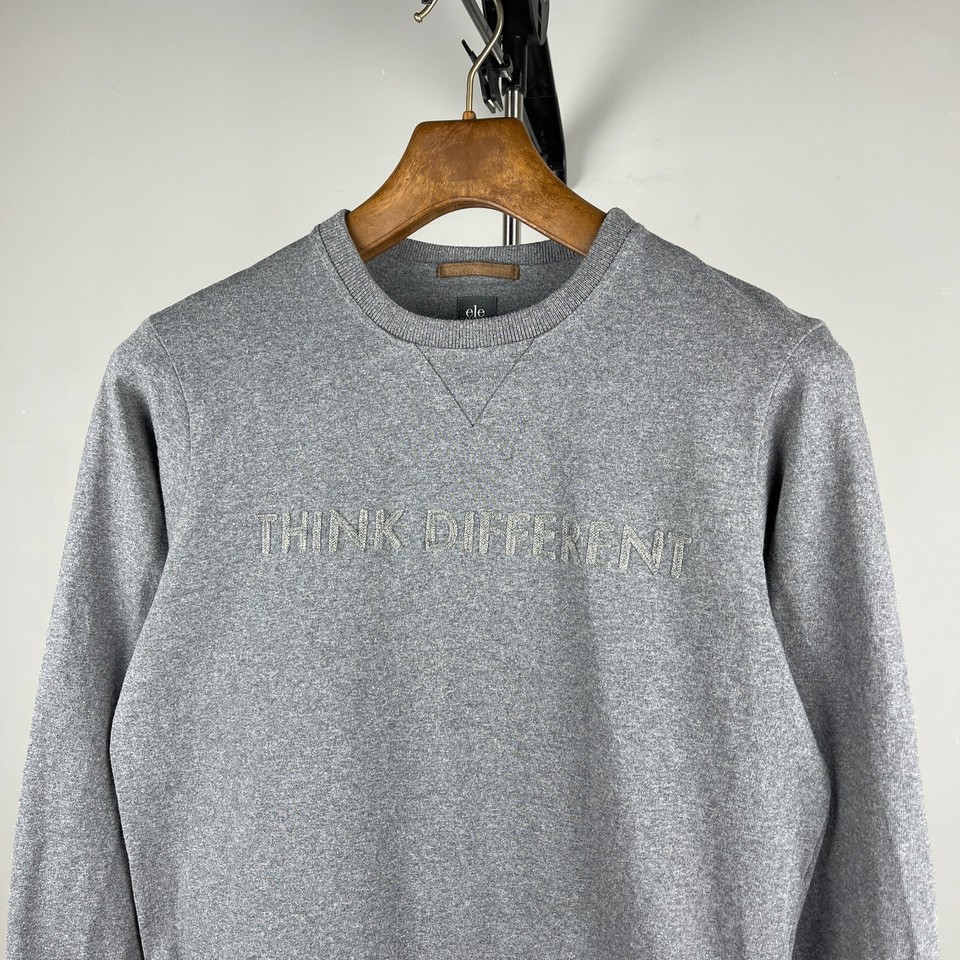 Eleventy Men’s Gray Cotton Crew Neck Sweatshirt – Fits Like Size S | eBay