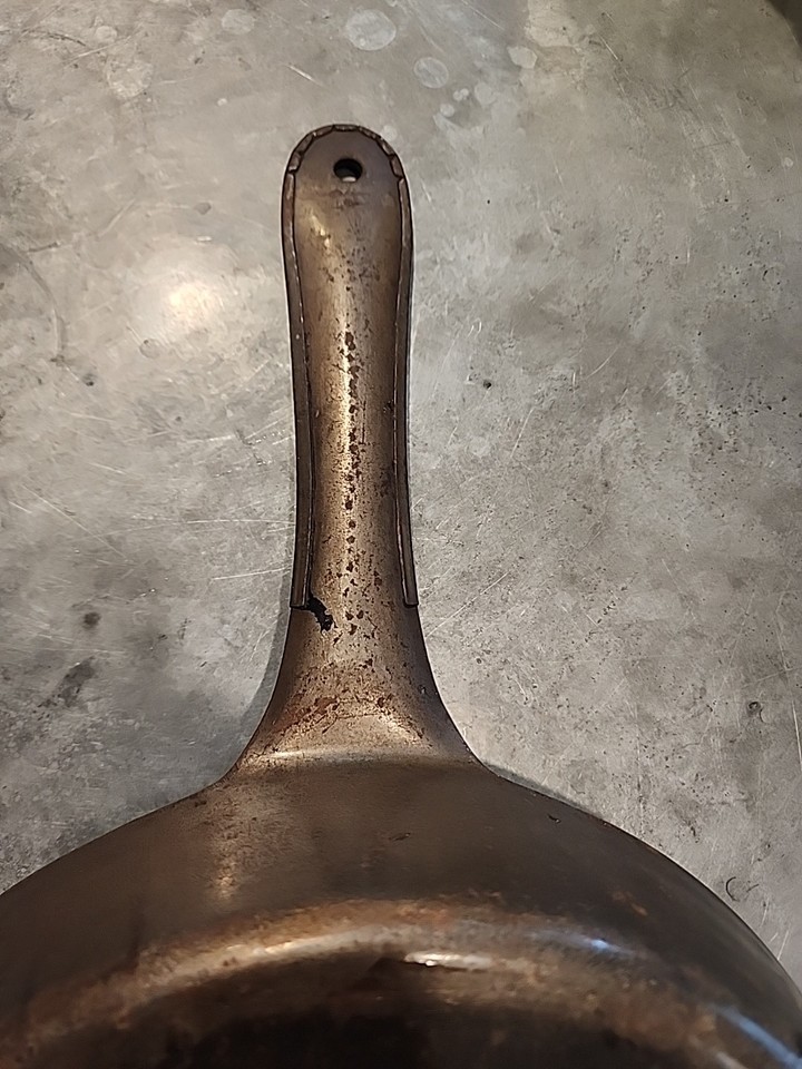 Vintage Antique Best Empire Steel 10¼" #8 Cowboy Frying Pan Skillet ...