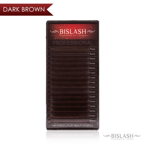 Individual Mink Lashes Eyelash Extension BISLASH Dark Brown Semi-Permanent Lash | eBay Australia