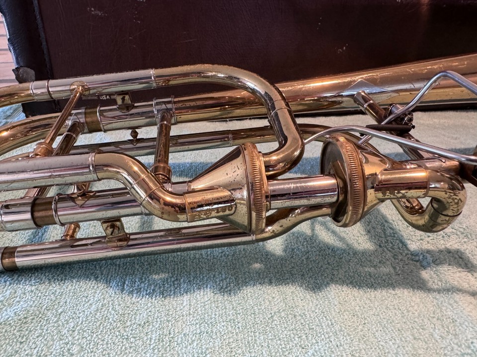 Vintage Vincent Bach Stradivarius 50BG Double Thayer Valve Trombone ...