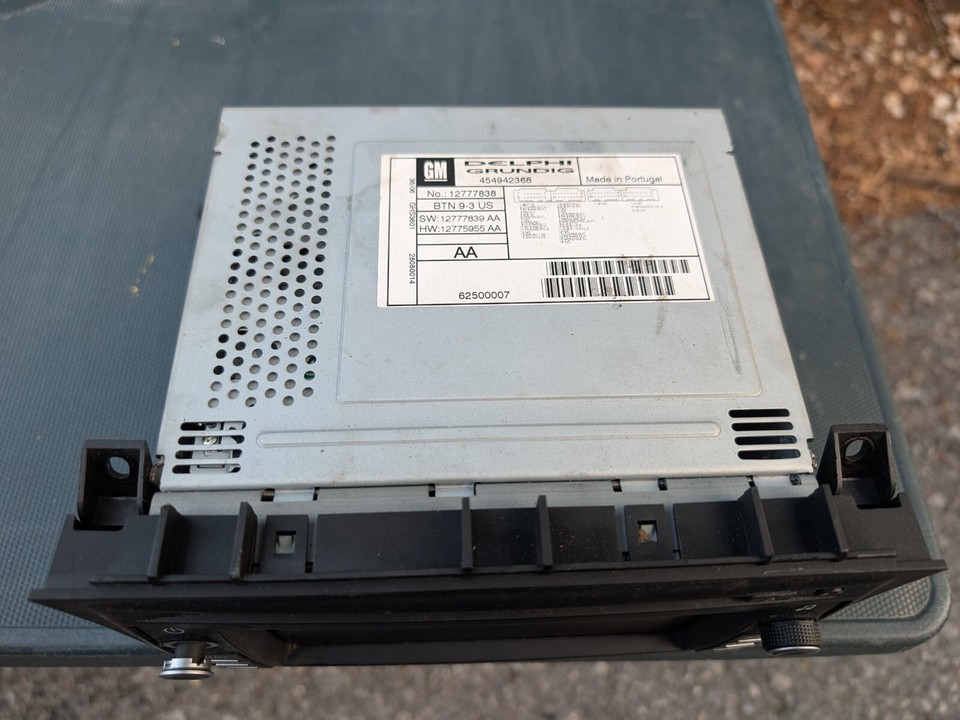 2007-2011 SAAB 9-3 NAVIGATION RADIO SYSTEM INFO DISPLAY UNIT Nav 12777838 | eBay