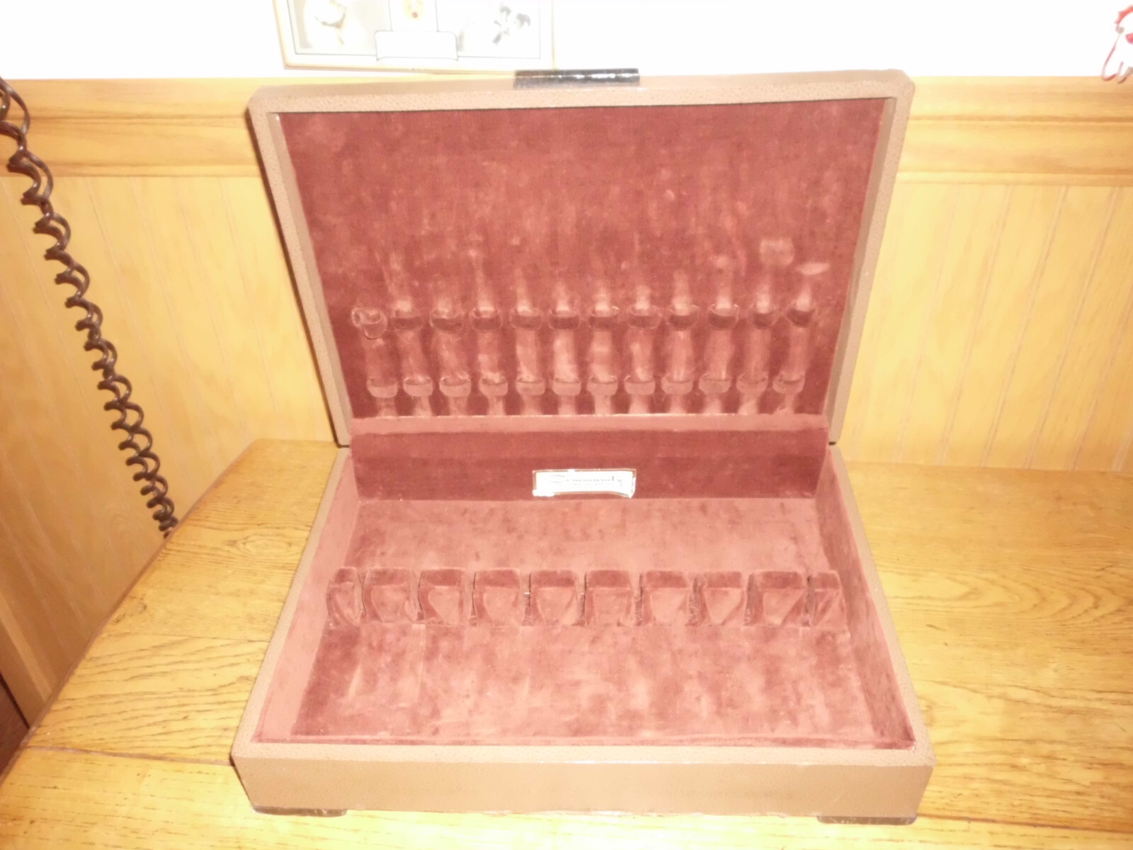 Community anti-tarnish Flatware Silverware Case Storage Chest Box | eBay