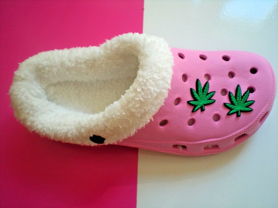 2 Marijuana Weed Leaf “Shoe Charms – Fits Crocs - Jibbitz-style Shoe ...