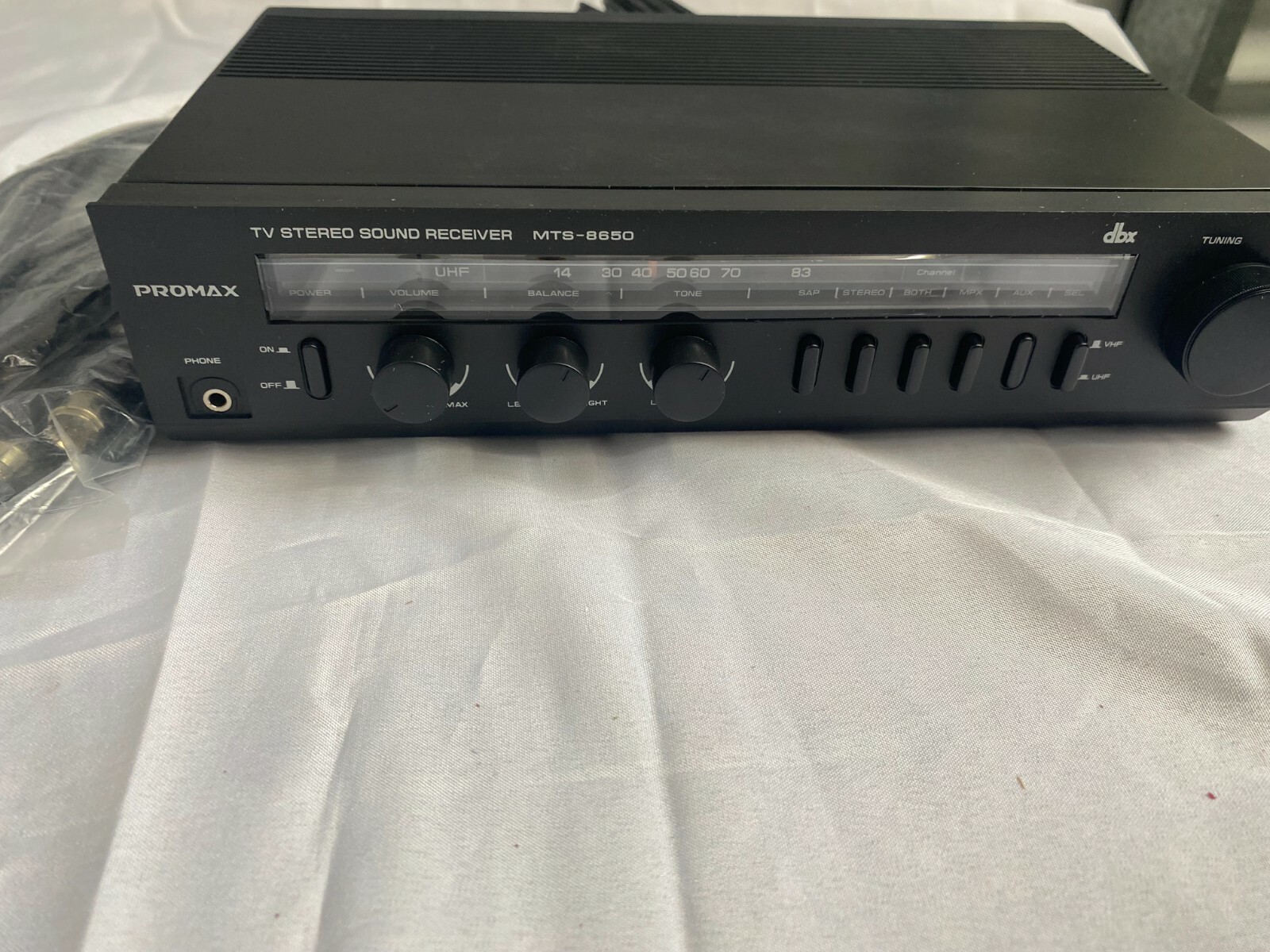 PROMAX MTS-8650 TV STEREO SOUND RECEIVER/RADIO MINT for sale online | eBay