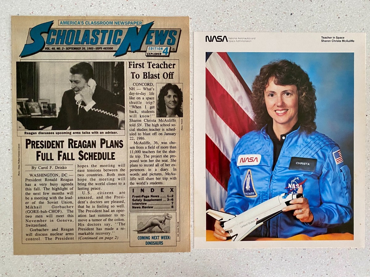 Christa Mcauliffe Nasa Name Tag
