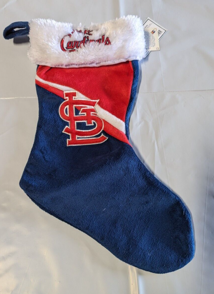 St Louis Cardinals Christmas Stocking Holiday 17" Team Big Logo New ...