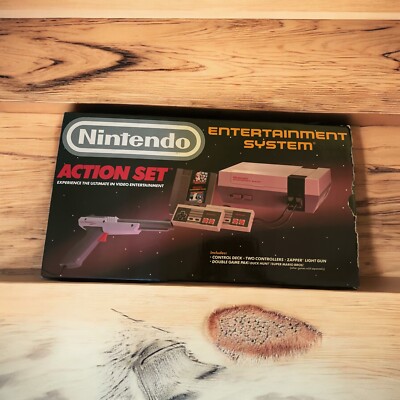 Original Nintendo NES Action Set Complete in Box | eBay