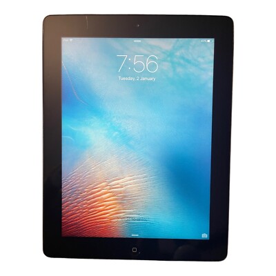 Apple iPad 3 32GB, Wi-Fi + Cellular - Black (A1430) Unlocked & Working ...