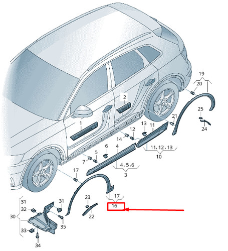 OEM AUDI Q5 FY FRONT RIGHT WHEEL COVER 80A853718E GRU 80A853718EGRU NO ...