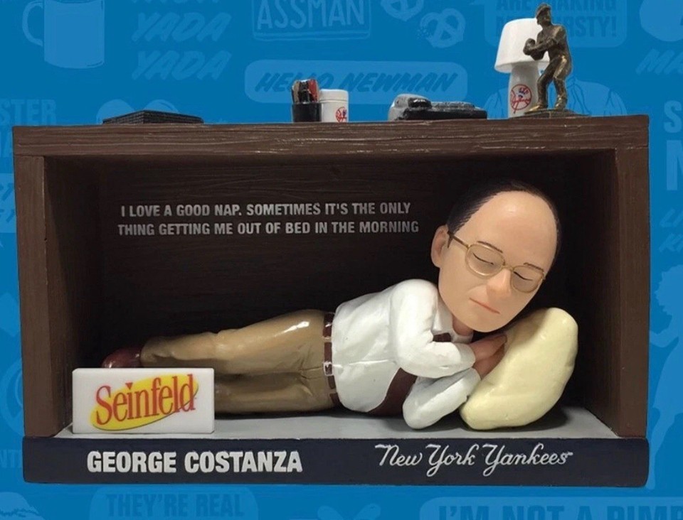PRESALE New York Yankees Seinfeld George Costanza Sleeping Under Desk ...