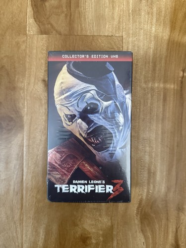 Terrifier 3 Collector's Edition (VHS, 2024) Walmart Edition (Factory ...