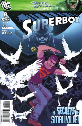 Superboy (4th Series) #8 VF; DC | Jeff Lemire Phantom Stranger - we ...