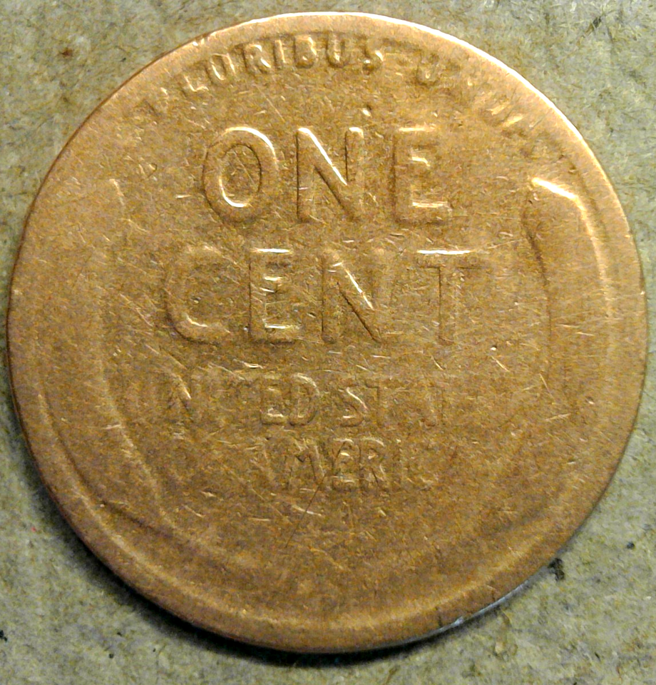 1916 American Cent Circulated Brown Lincoln Wheat Penny Philadelphia ...