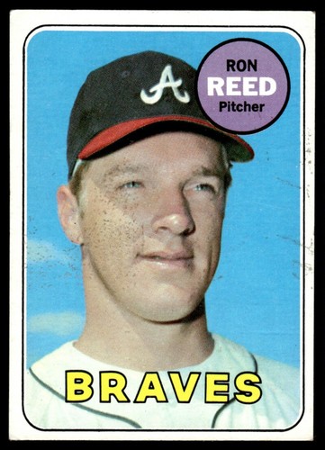 1969 Topps RON REED #177 Atlanta BRAVES wax residue | eBay