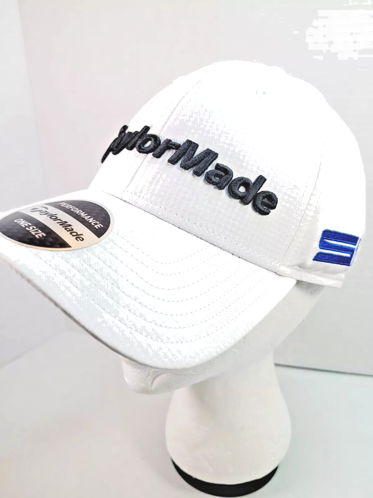 TaylorMade SIM TP5 White Embroidered Adjustable Strapback Golf Hat Cap ...