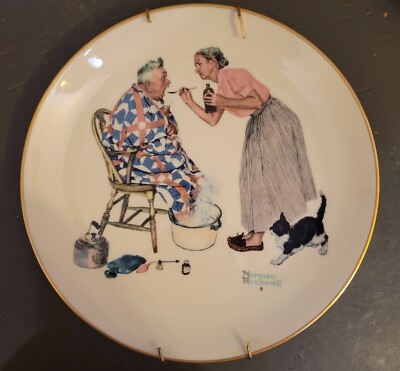 NORMAN ROCKWELL 1978 Four Seasons Spring tonic Collectors Plate | eBay